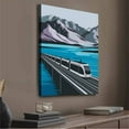 Abstract Modern Train Canvas Wall Art For Bedroom Living Room - Walmart.com