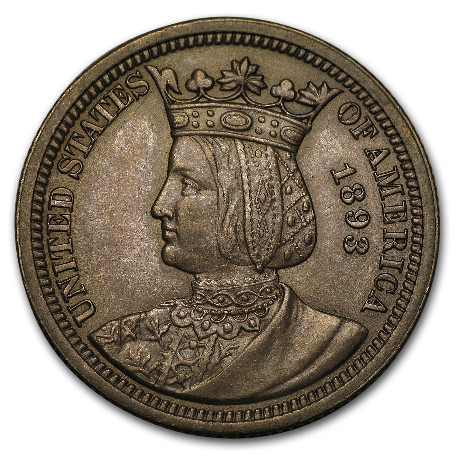1893 Isabella Commemorative Quarter AU - Walmart.com