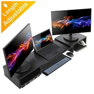 Impact Mounts LCD LED COMPUTER MONITOR TABLE RISER ADJUSTABLE OR FIXED ...