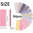 84PCS Magnetic Bookmarks Book Mark, 12 Colors Magnet Bookmark Clips ...