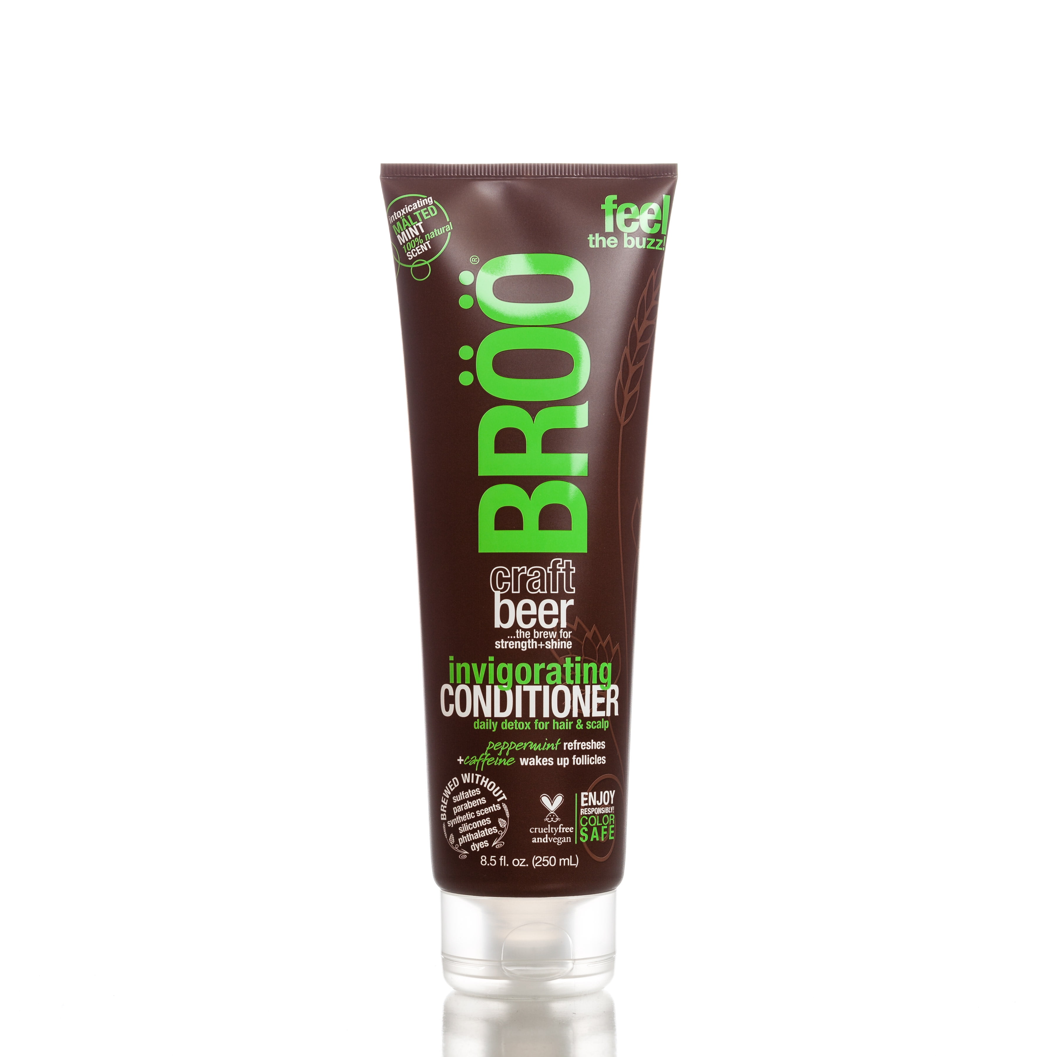BROO Craft Beer Invigorating Conditioner Refreshing Daily Detox 8.5oz ...