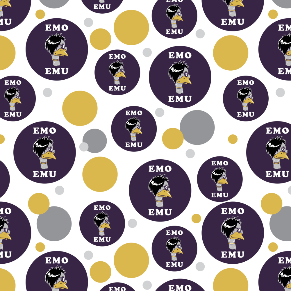 Emo Emu Funny Humor Premium Gift Wrap Wrapping Paper Roll - Walmart.com