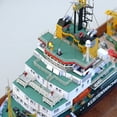Germany Mellum Coast Guard Environment Monitoring Ship Paper Model Kit ...
