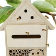 Bee Bricks Wooden Bee Hotel Bee Hive for Gardens Bee Brick for Solitary ...