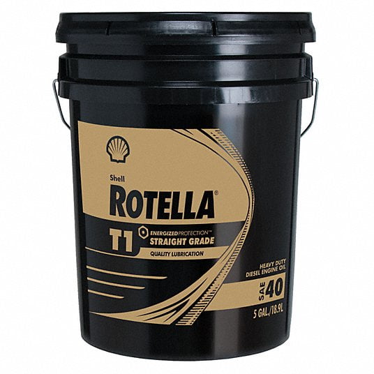 Shell Rotella T1 SAE 40 Motor Diesel Oil (5 Gallon Pail) - Walmart.com