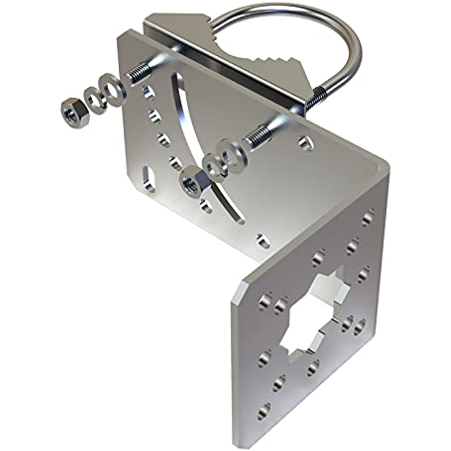 Pole Mount Bracket to Wall Hardware Accessories for Outside Home ...