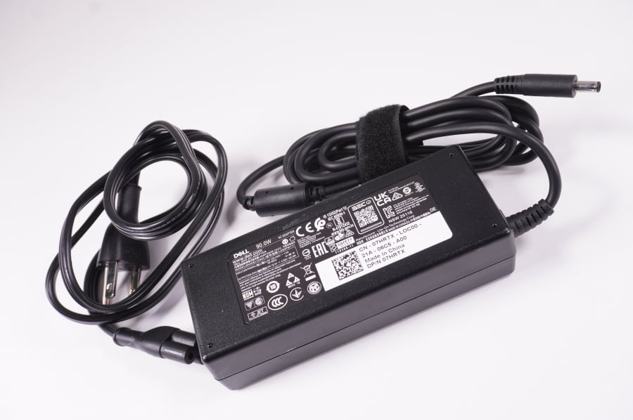 2MWVW Dell 90W 19.5V 4.62A Ac Adapter I5415-A655BLK-PUS - Walmart.com