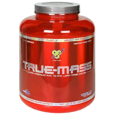 BSN BSN True-Mass Ultra-Premium AM to PM Lean Mass Gainer, 5.75 lb ...