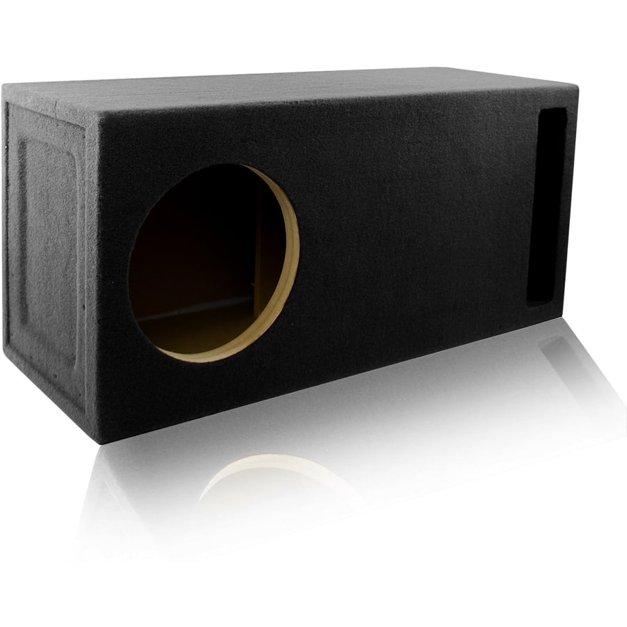 3 ft³ @ 35Hz Ported MDF Subwoofer Enclosure Box for Single 12" Car ...