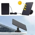 4w monocrystalline solar panel with voltage regulator for outdoor ...