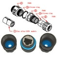 Shielded RJ45 M20 Coupler CAT6 IP68 Protected Severe Zone Ethernet Port ...