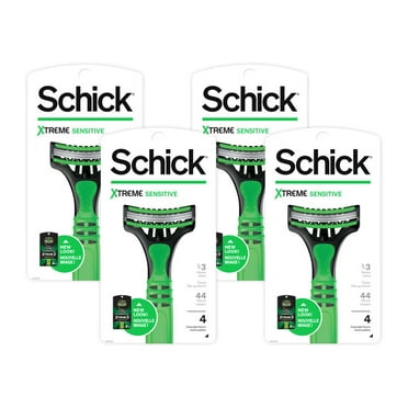 Schick Xtreme3 Sensitive Disposable Razors, 4 Count - Walmart.com