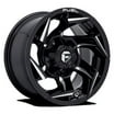 Fuel D755 Reaction 15X8 5X139.7 -18Et 125.1Cb Gloss Black Milled With ...