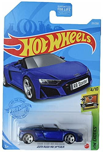 Hot Wheels 2019 Audi R8 Spyder (Blue) 2021 HW Exotics - Walmart.com