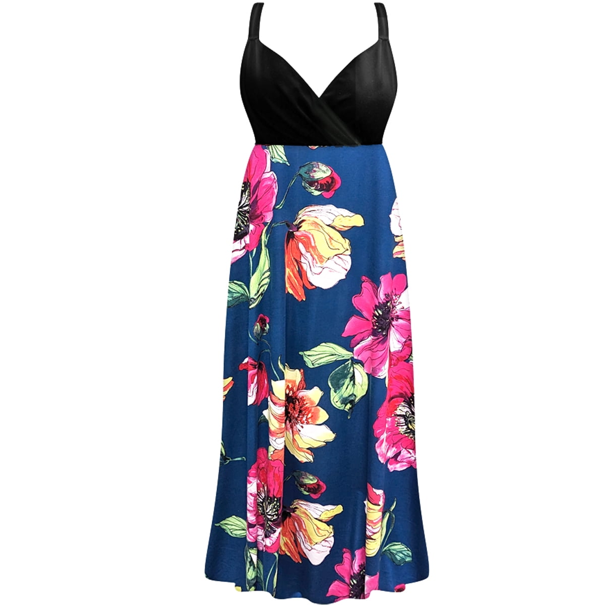 Plus size 7x Blue Spring Dream Empire Waist Womens Spring Dress ...