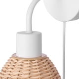 Globe Electric Briar 1-Light Matte White Plug-in or Hardwire Indoor ...