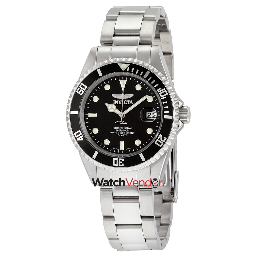Invicta Pro Diver Black Dial Men's Stainless Steel Men's Watch 8932OB ...