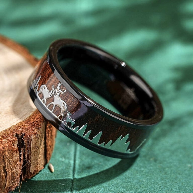 Hunter Wedding Rings