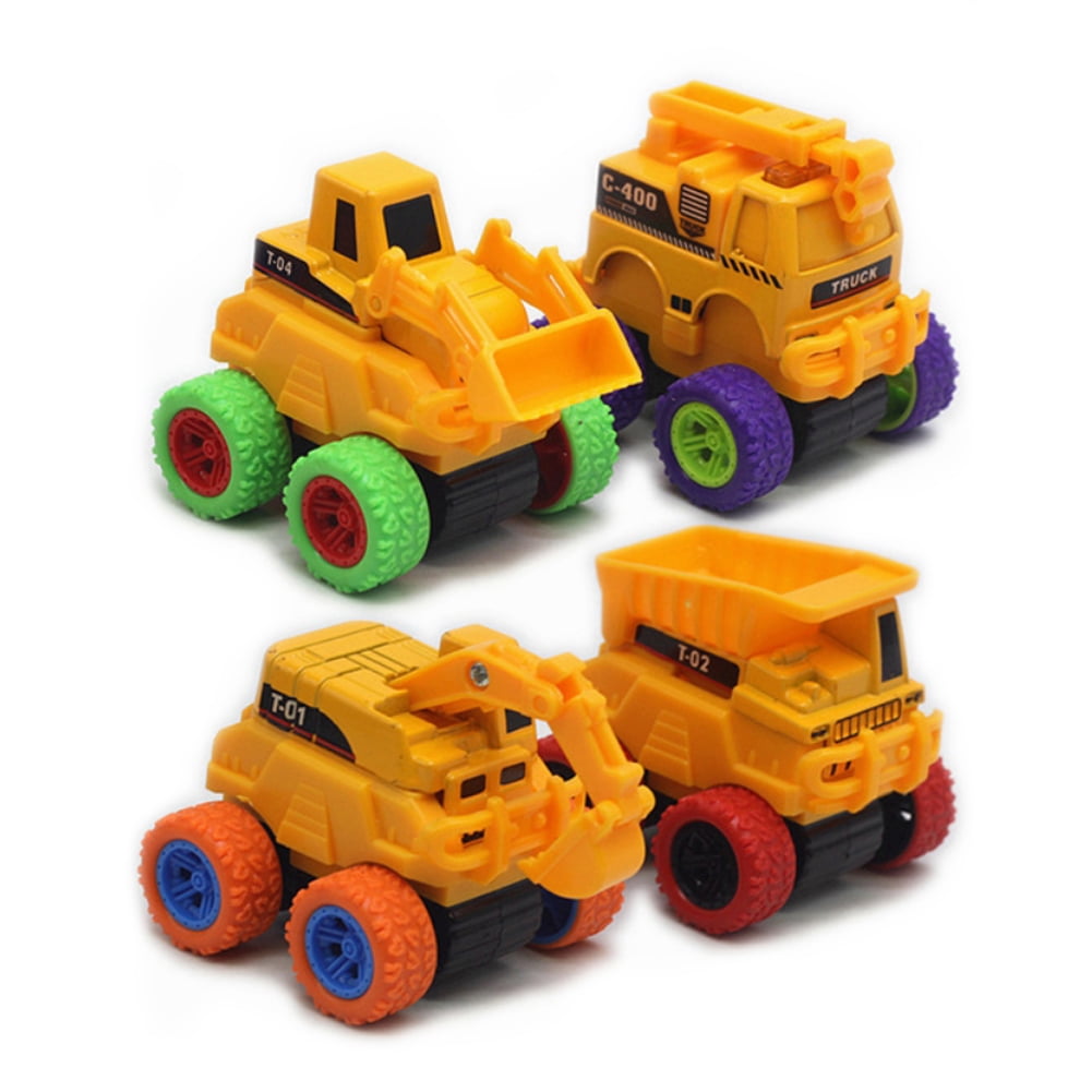 Godderr Toddler Kids Toys Car 3-6 Y Boys Toys Big Wheel Cartoon Car Set ...