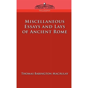 Lays of Ancient Rome: Epic Poems (Paperback) - Walmart.com