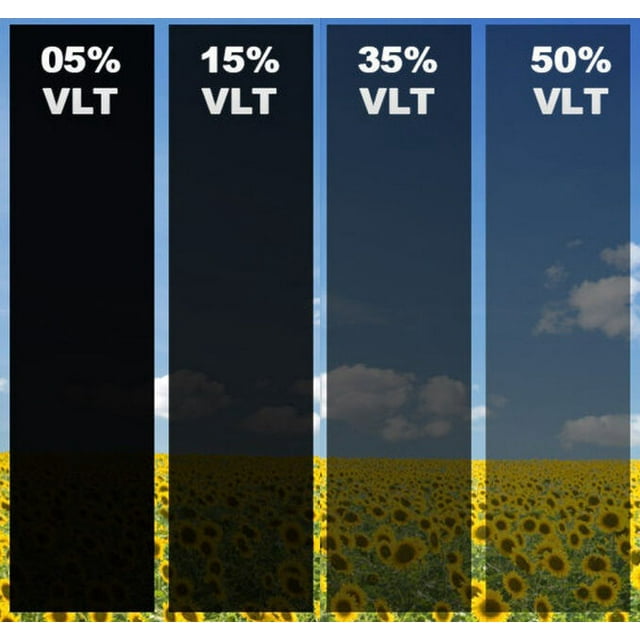 50% VLT 35" In x 10' Ft Feet Uncut Roll Window Tint Film Car Home ...