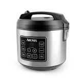 Aroma 20-Cup Fast Cook Programmable Rice & Grain Cooker, Multi-Cooker ...