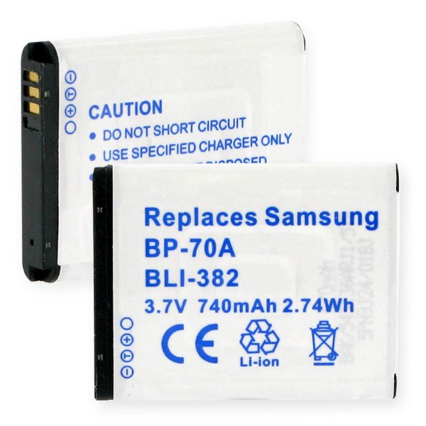 SAMSUNG BP-70A LI-ION 740MAH Digital Battery - Walmart.com - Walmart.com