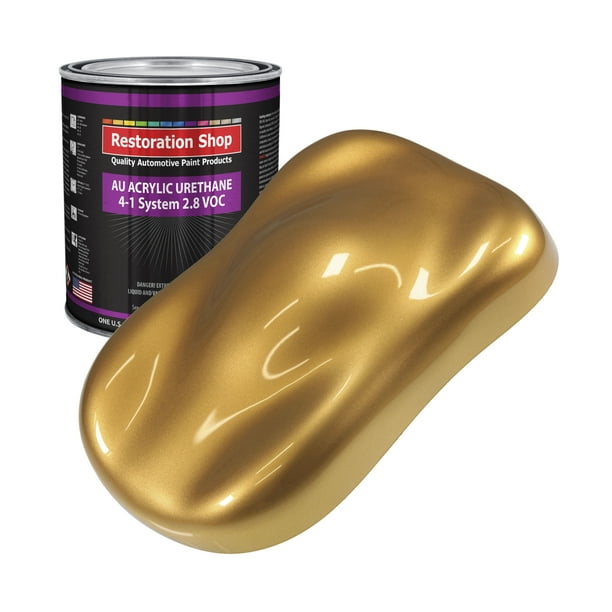 Restoration Shop Camero Gold Metallic Acrylic Urethane Auto Paint ...