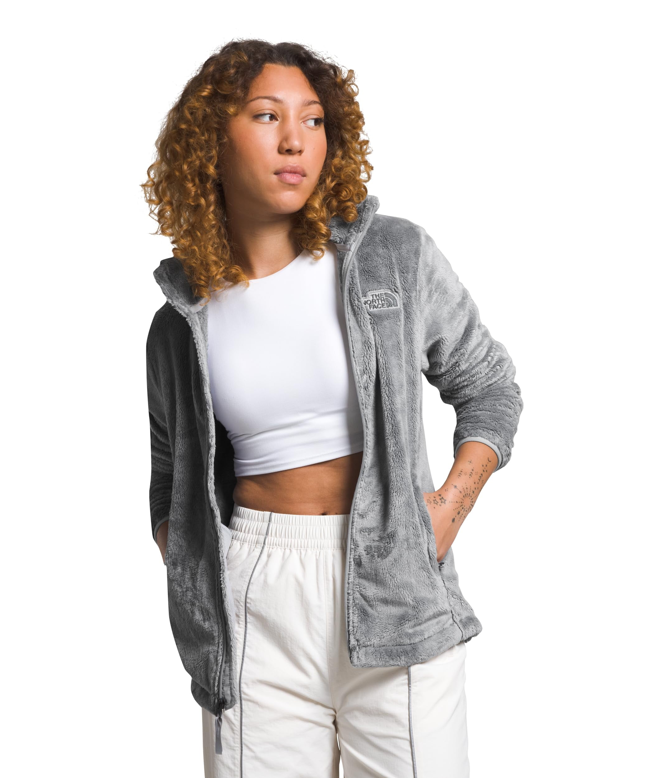 Chaqueta polar THE NORTH FACE para mujer Osito Meld Grey-NPF - S | Bodega Aurrera en línea