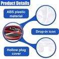 Car Cigarette Lighter Socket Cover Cap - Waterproof Dustproof Cigarette ...