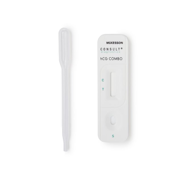 McKesson Consult hCG Urine or Serum Cassette Test, Rapid Fertility Test ...