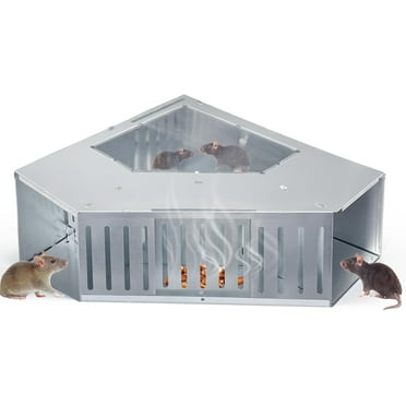 Active Mind Ltd Reusable Rat Traps 2-Pack - Heavy-Duty Instant-Kill ...