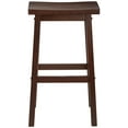 Free Shipping! Mainstays Indoor Counter Height Backless Saddle Wood ...
