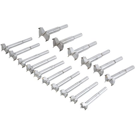 Forstner Drill Bits, 16Pcs Forstner Bit Set Cemented Carbide Bit Set ...