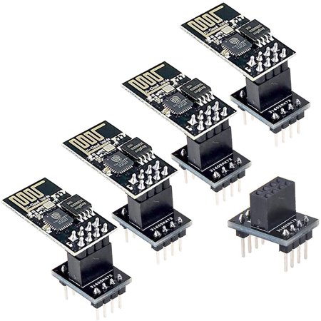 (4pcs ESP8266 ESP-01 Serial Wireless WiFi Transceiver Receiver Module) and ( 5pcs ESP8266 ESP-01 ...