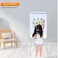 Whiteboard Easel, Portable Dry Erase Board Height Adjustable for School ...