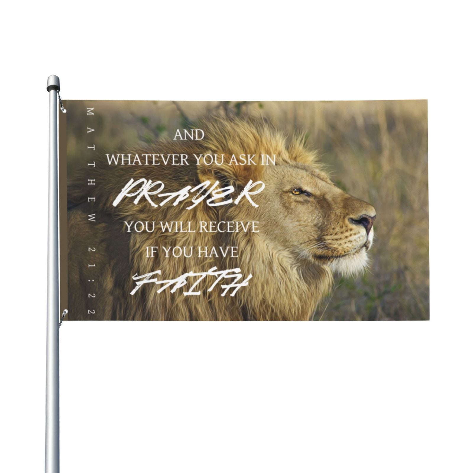 VIVACITE Christian Flag 3x5 Garden Decor Outdoor Patio Decor Front ...