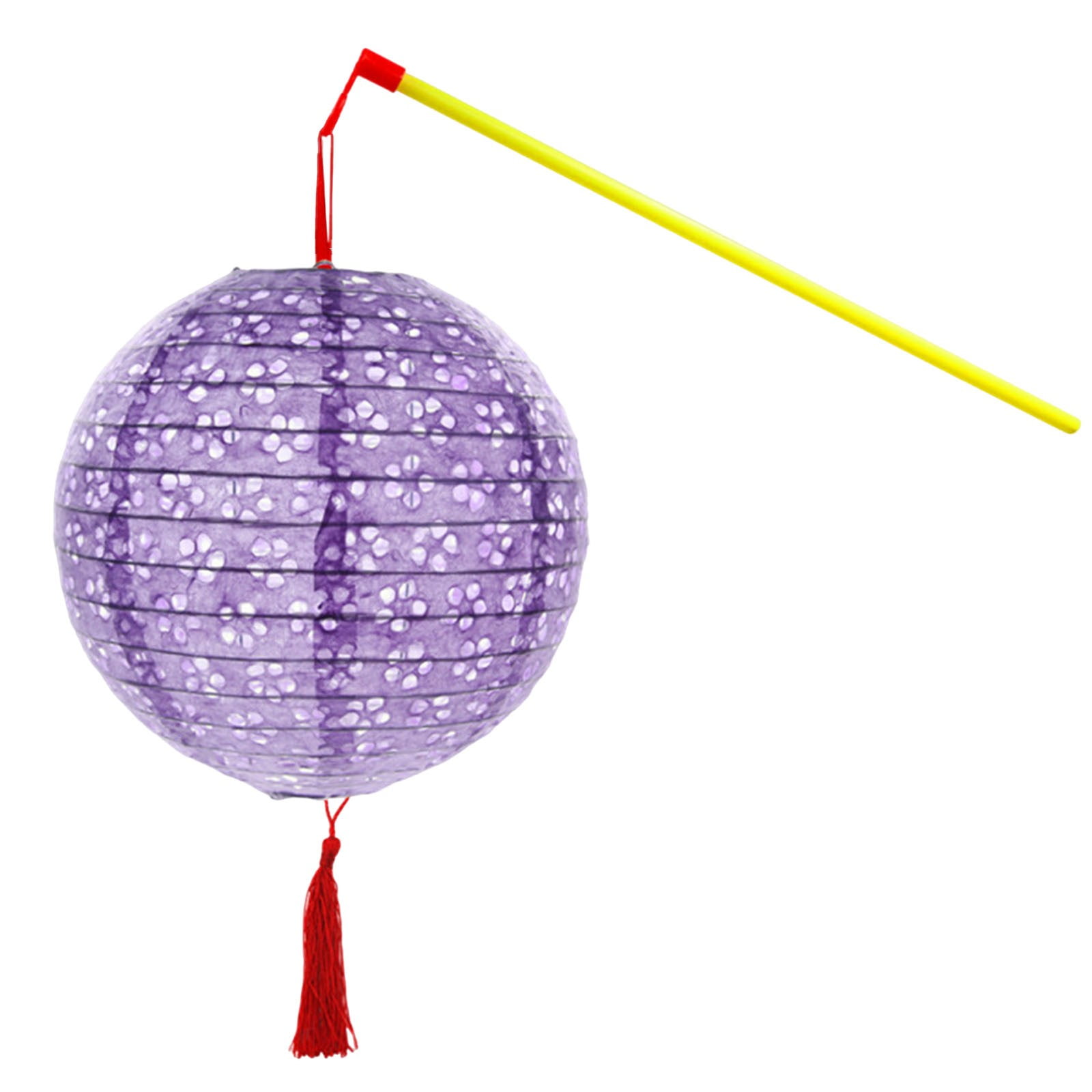 Linterna de papel china con luz LED | Diseño de corte hueco | Colgante ...