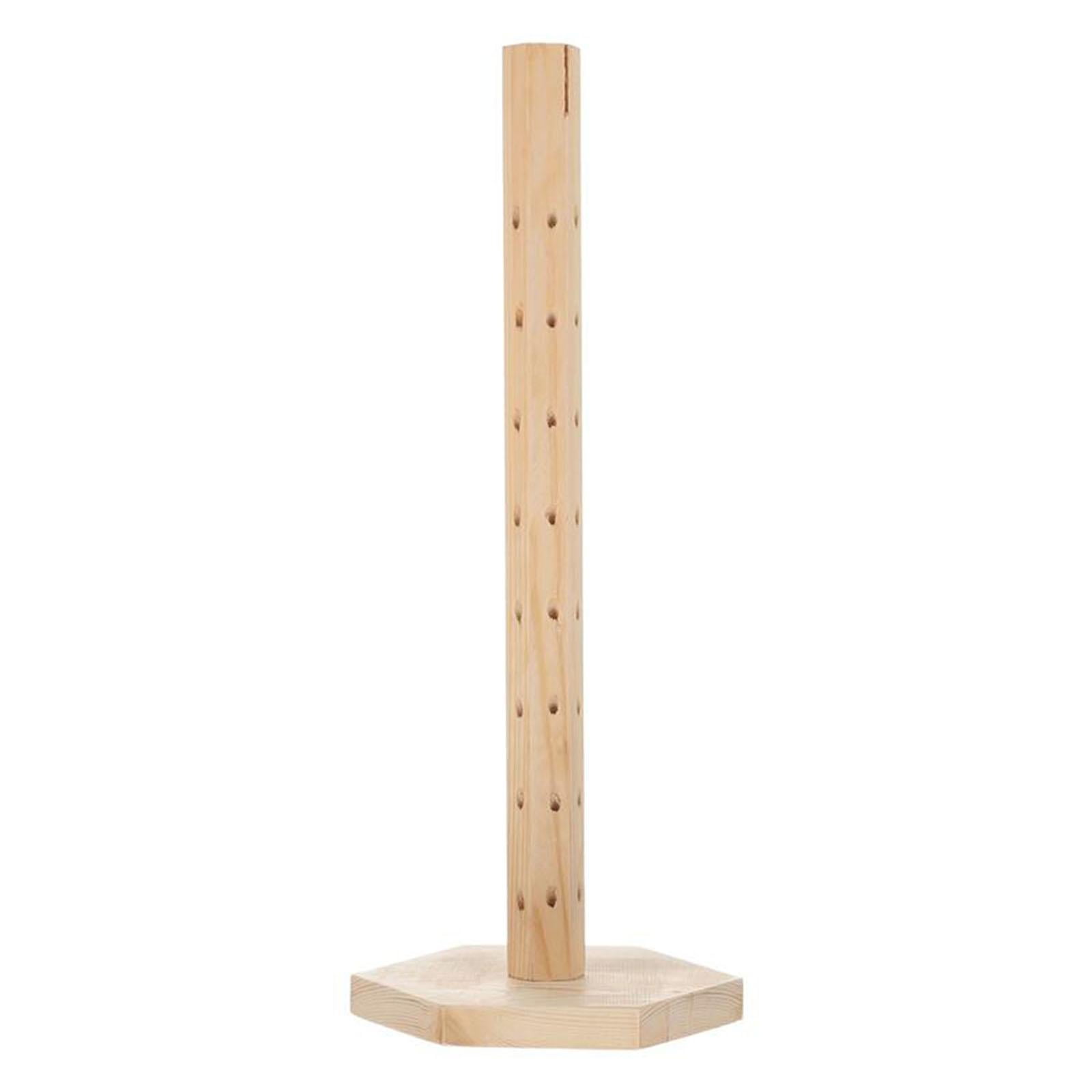 Wooden Holder Round Hole Candy Table Display Decorative Display Stand ...