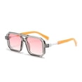 2026 Retro Square Frame Sunglasses Unisex European and American Style ...