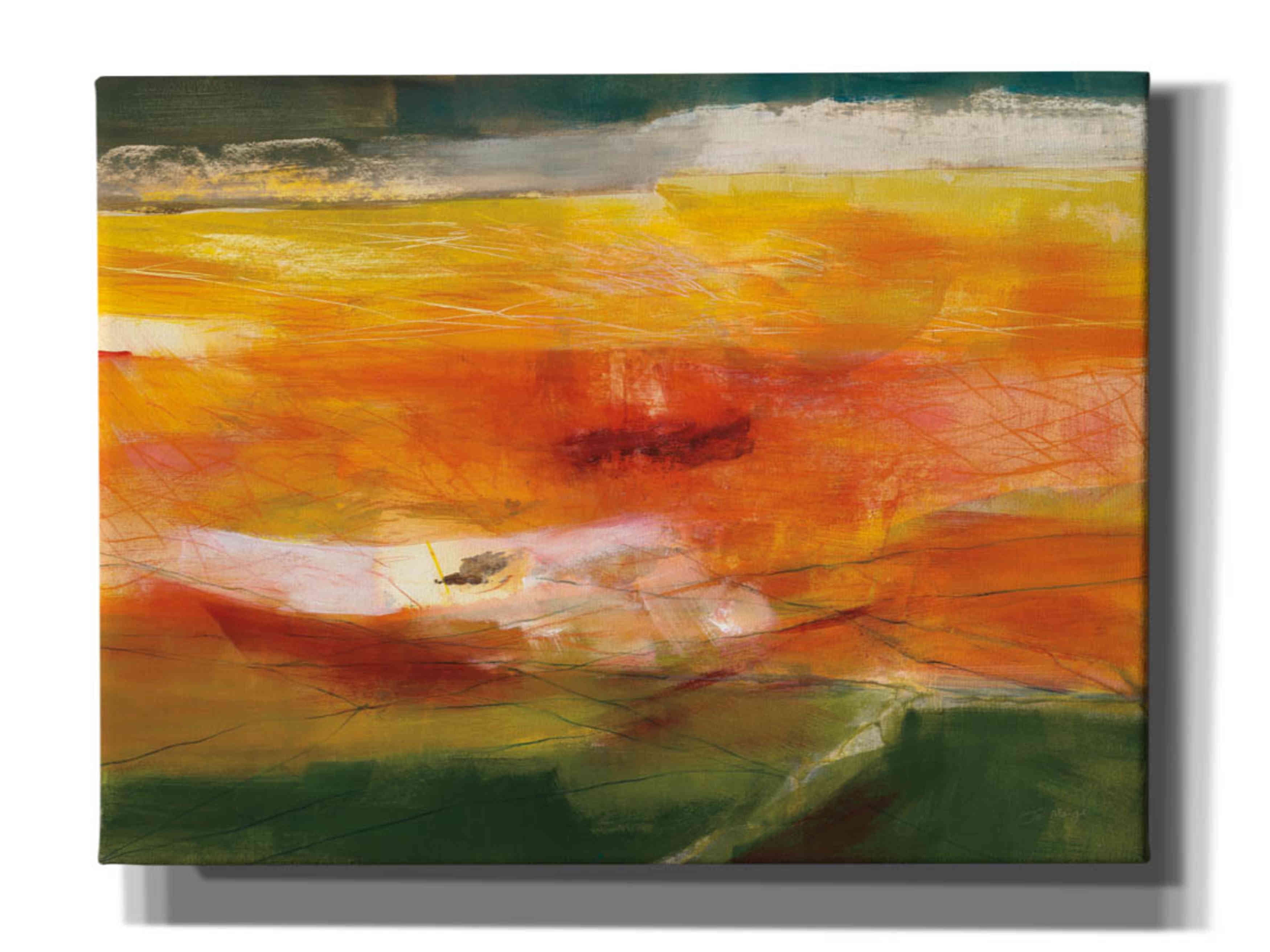 Epic Graffiti 'Bog Journey' by Jo Maye, Canvas Wall Art, 16"x12 ...
