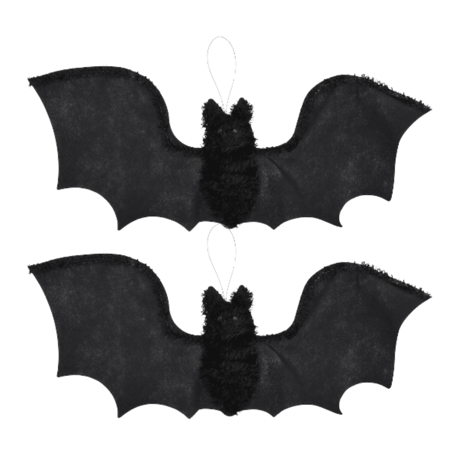 Halloween Character-Shaped Tinsel Decor Scary Black Bat Halloween Decor ...