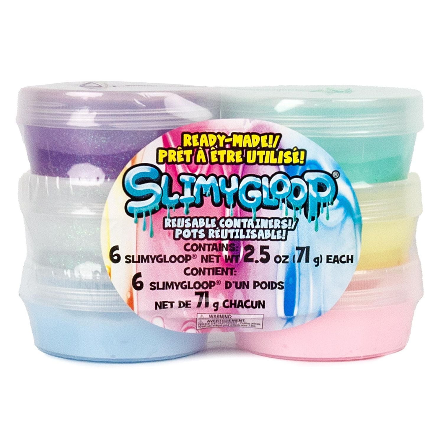 Click here for Slimygloop Jars  6-Pack prices