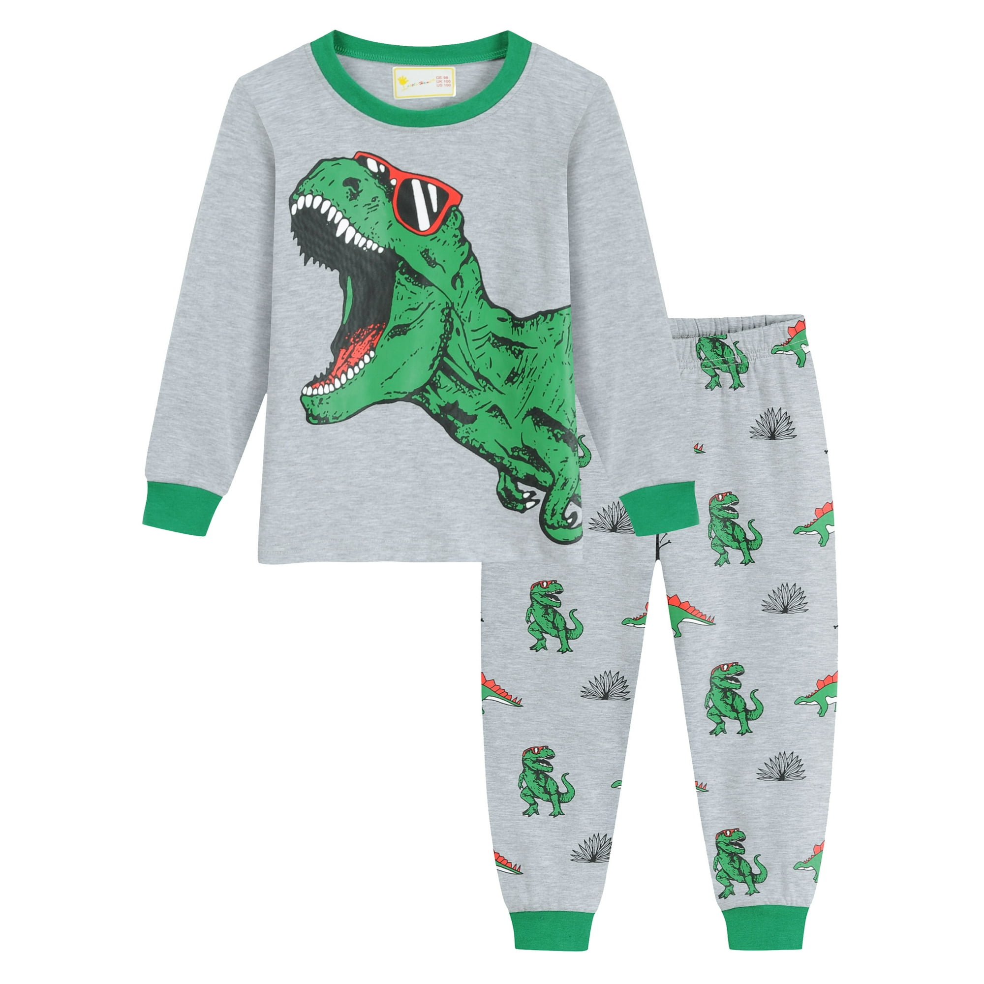 Click here for Little Hand Toddler Boys Dinosaur Pajamas Set Long... prices