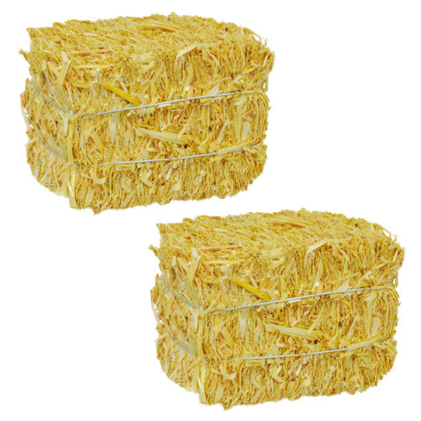 FSSTAM Decorative Mini Straw Bales, Rectangular Faux Hay Bale for ...