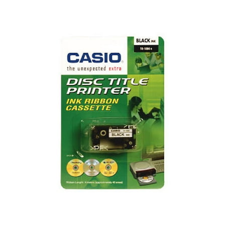 Casio Disc Title Writer Tape, Black - Walmart.com