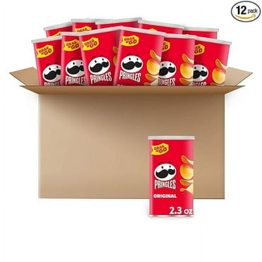 Pringles Potato Crisps Chips, Grab N' Go, Original, 15.6oz Case (12 ...