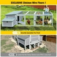 Morgete Poultry Coop Chicken Wire Mesh Netting, Bird and Animal Barrier ...