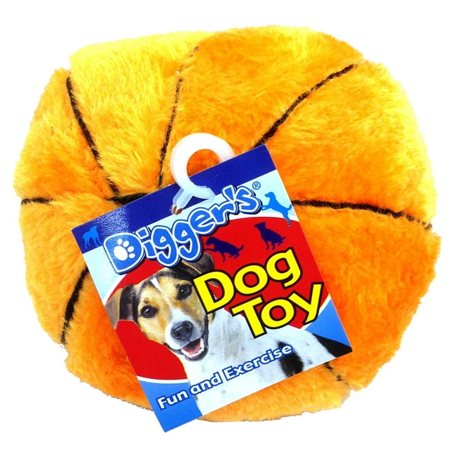 Boss Pet 0880916 5 Plush Basketball Dog Toy Assorted Colors - Walmart.com