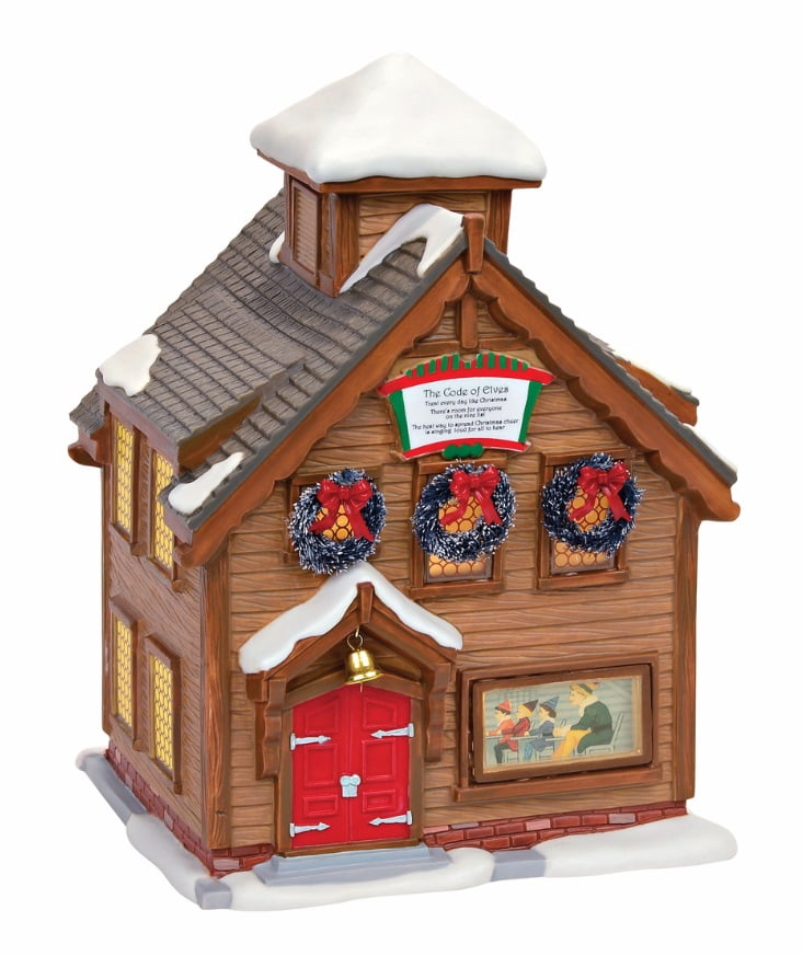 Department 56 Elf The Movie "Elf School" Lighted Building #4053058 ...